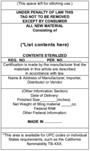USA Uniform Law Label - IDFL